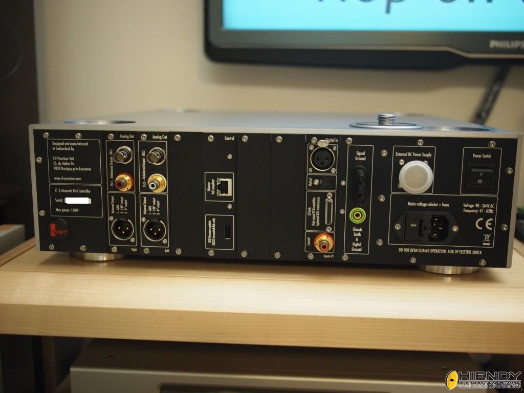 開箱圖分享 : 瑞士 CH Precision C1 DAC (聽後感在P.5 #82) - 兩聲道音響討論區 - Hiendy.com 影音 ...