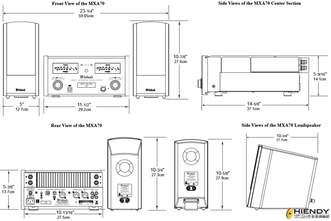 McIntosh MXA70 Mini System - 兩聲道音響討論區 - Hiendy.com 影音俱樂部 - Powered by ...
