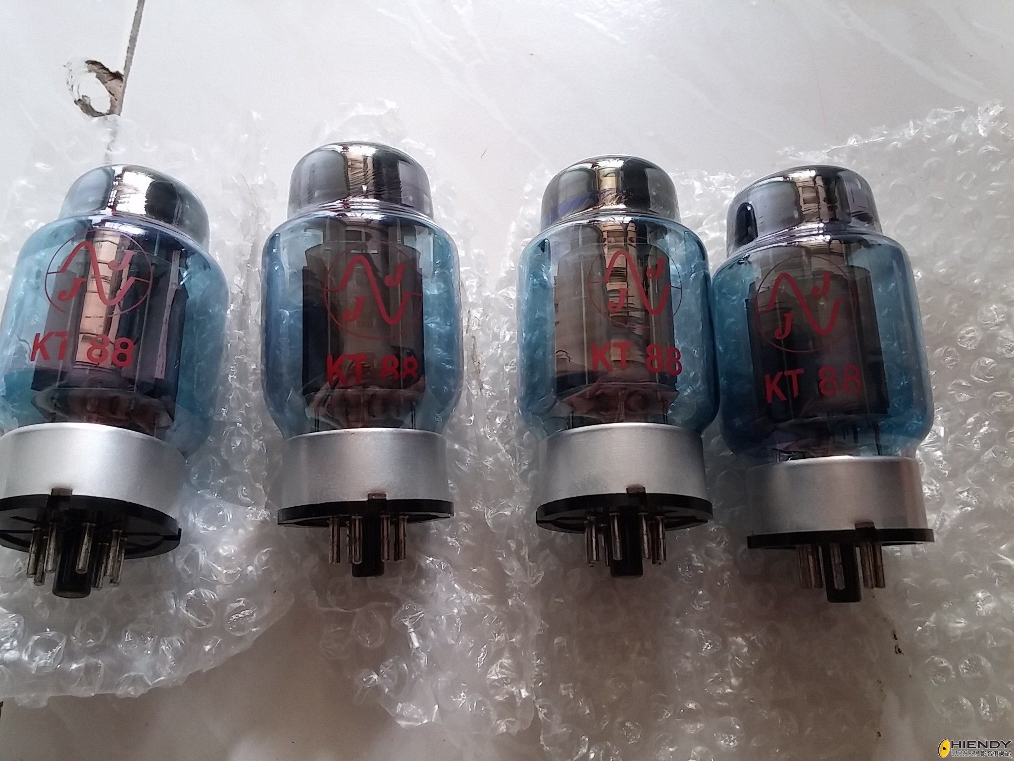 NOS JJ KT88 blue glass quad - Hiendy二手買賣區 - Hiendy.com 影音俱樂部 - Powered ...