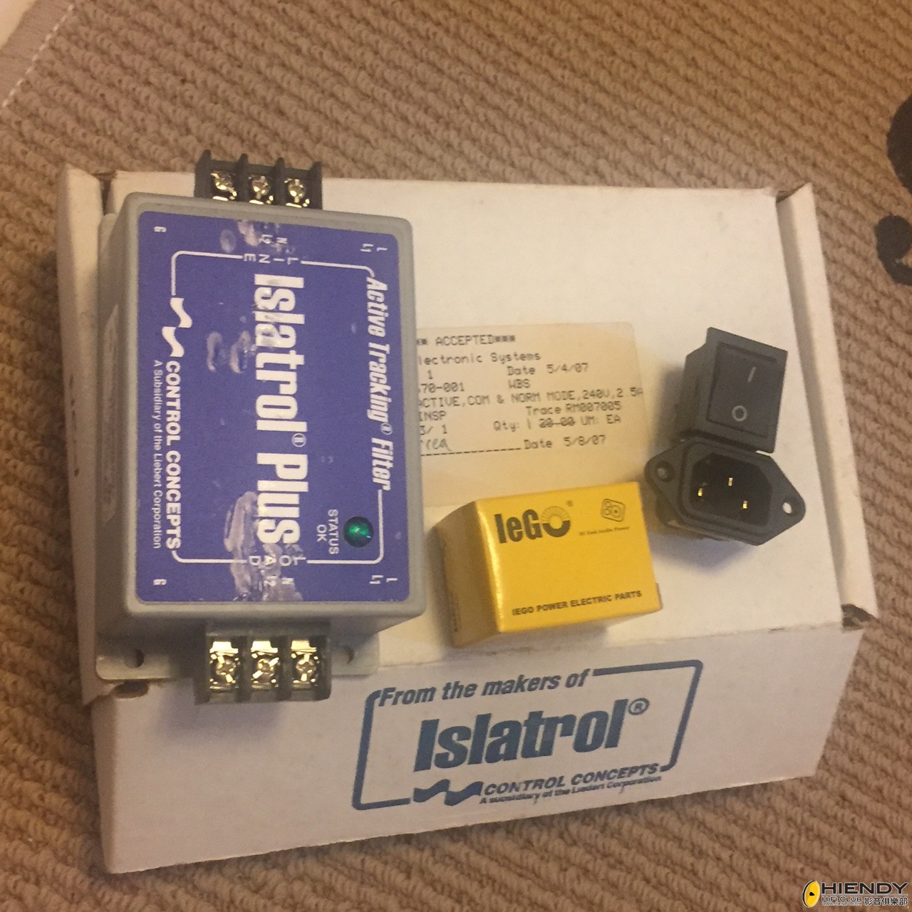 Islatrol Plus IC+202 Active Tracking Filter (SOLD) - Hiendy二手買賣區 ...