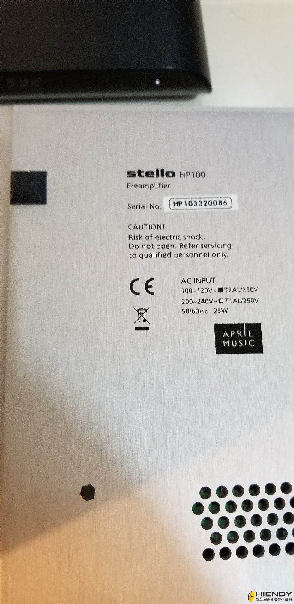 stello HP100 Preamplifier(sold) - Hiendy二手買賣區 - Hiendy.com 影音俱樂部 ...