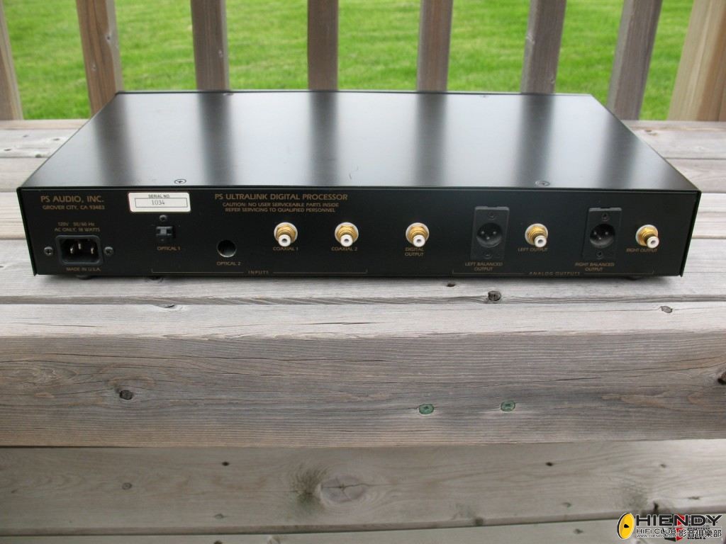 PS Audio Ultralink Digital Processor DAC - Hiendy二手買賣區 - Hiendy.com 影音 ...